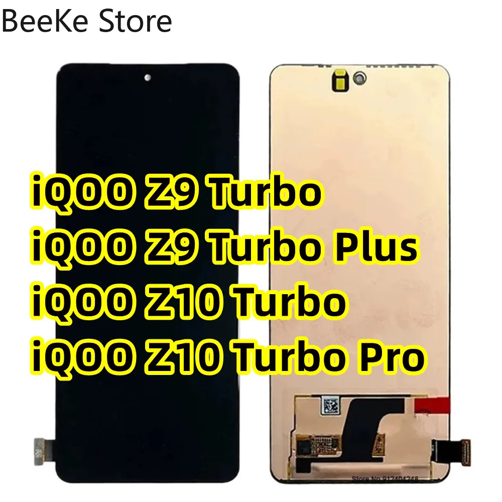 LCD Screen Origina For Vivo iQOO Z10 Turbo Pro Z9 Turbo+ Plus AMOLED LCD Display Touch Digitizer ...