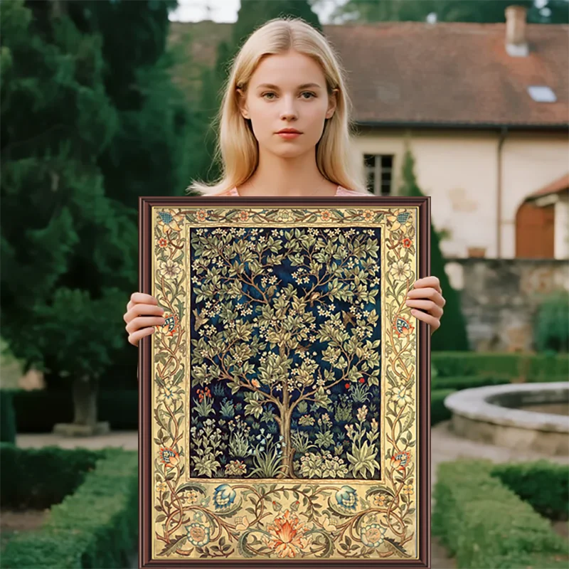 Lucky Tree 2026 New style printed Canvas DIY cross stitch kits set arts ...