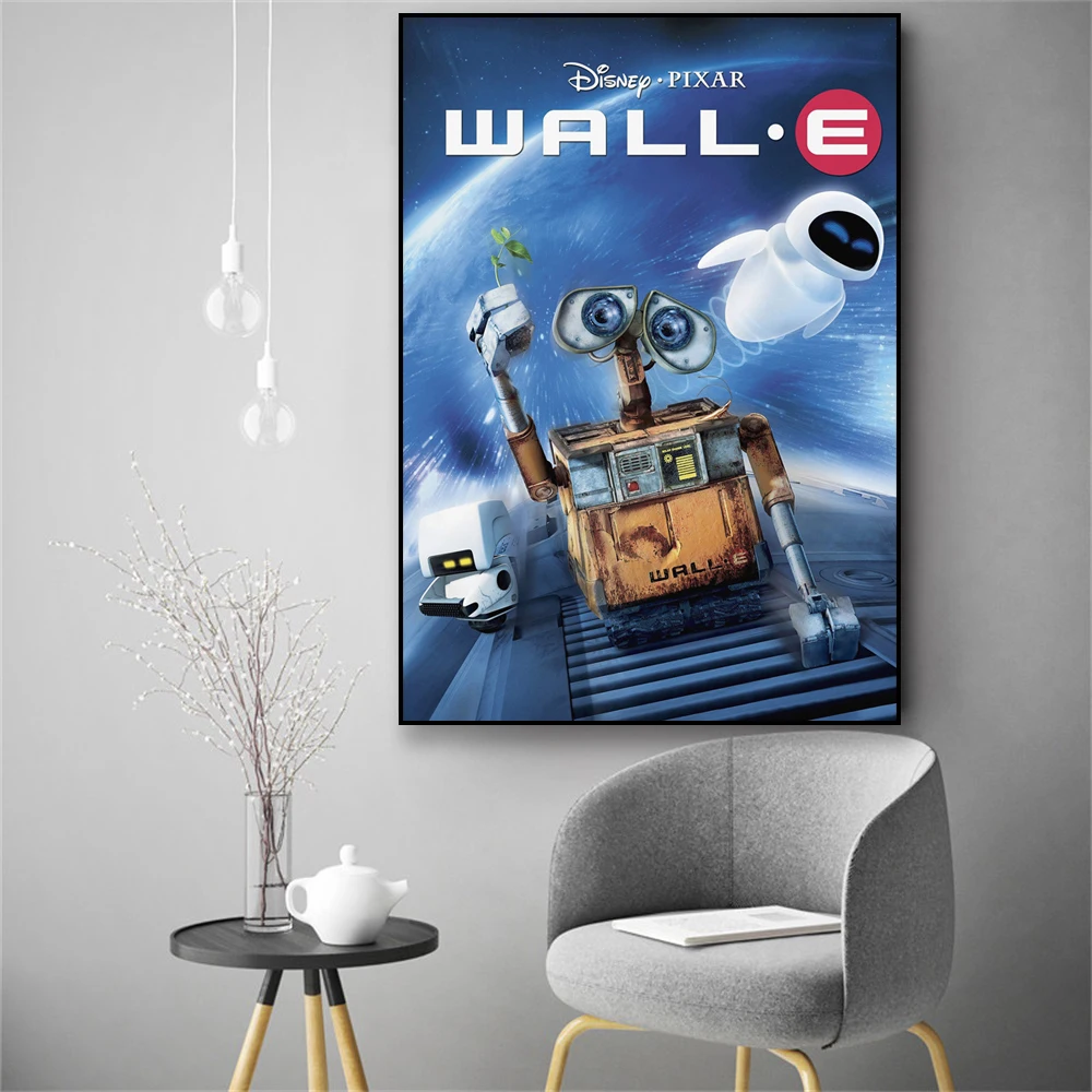WALL-E-2008-Poster-Disney-Pixar-Movie-Art-Film-Print-Gift-For-Kids ...