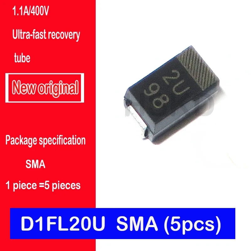 Diodo SMD Original de punto D1FL20U, pantalla de seda 2U 1.1A/400V ...