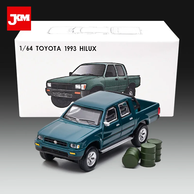 JKM 1/64 TOYOTA Hilux Model Car Alloy Diecast Toys Classic Super Racing ...