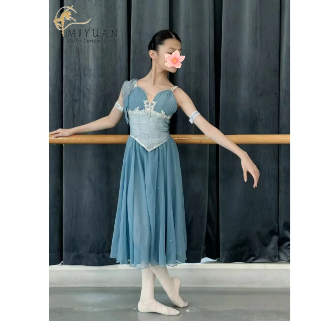 Blue-Cupid-little-angel-ballet-gauze-dress-professional-custom-high-end ...