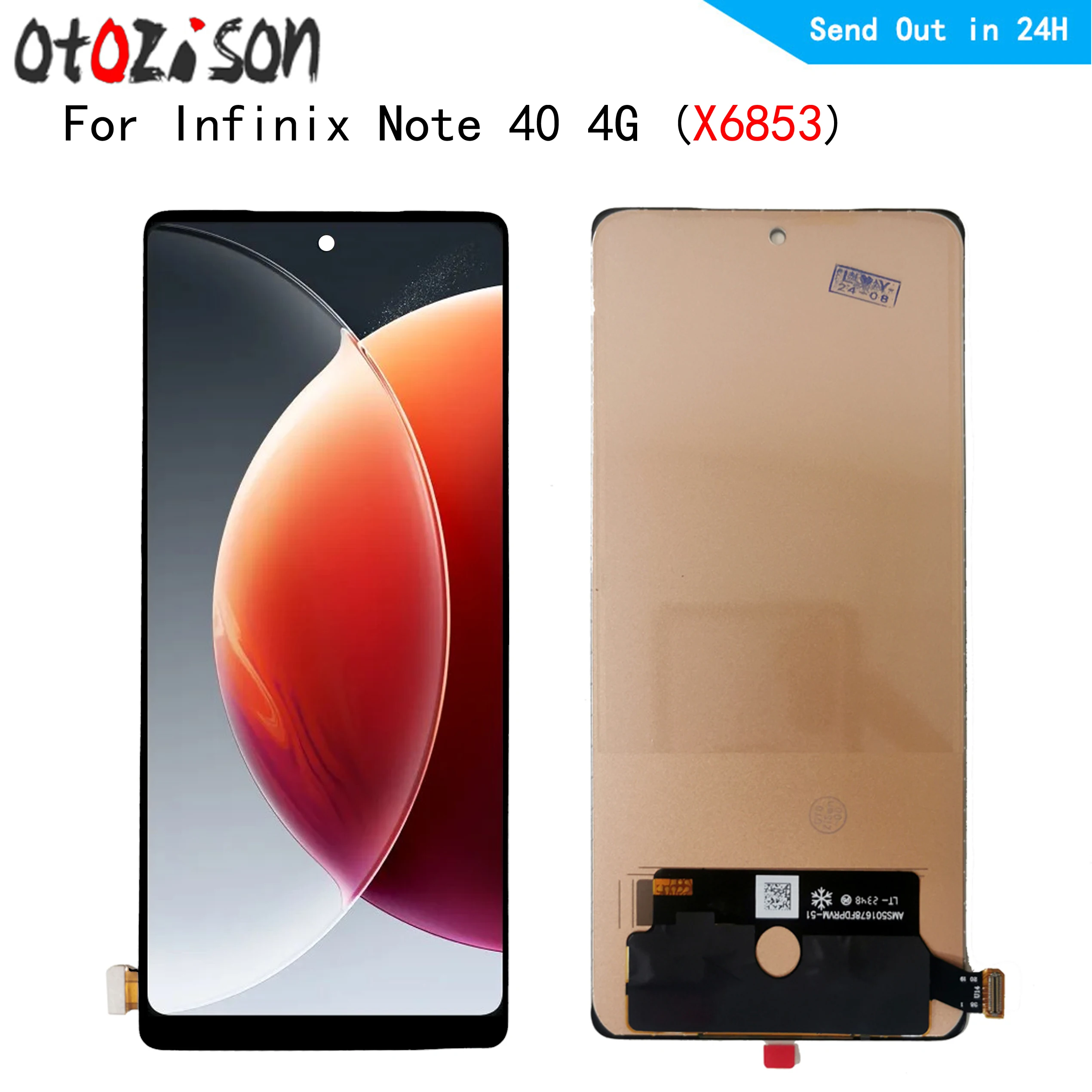 Incell-pantalla-LCD-de-6-78-pulgadas-para-Infinix-Note-40-4G-X6853 ...
