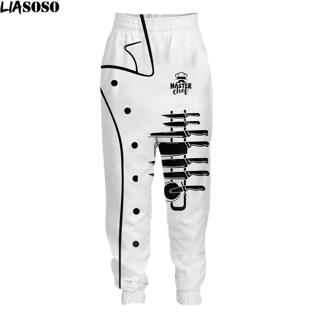 LIASOSO-New-Chef-Uniform-Restaurant-Pants-Kitchen-Trouser-Chef-Pants ...