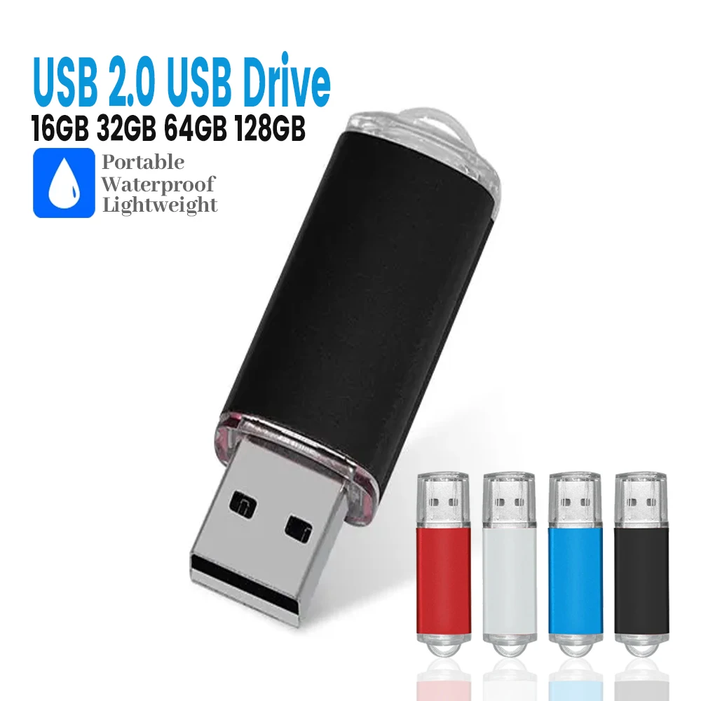 Metal-USB-Flash-Drive-128GB-64GB-Cle-USB-2-0-Memoria-USB-Memory-Stick ...