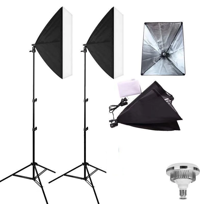 Professional-Photography-Softbox-Lighting-Kits-50x70CM-Continuous-Light ...