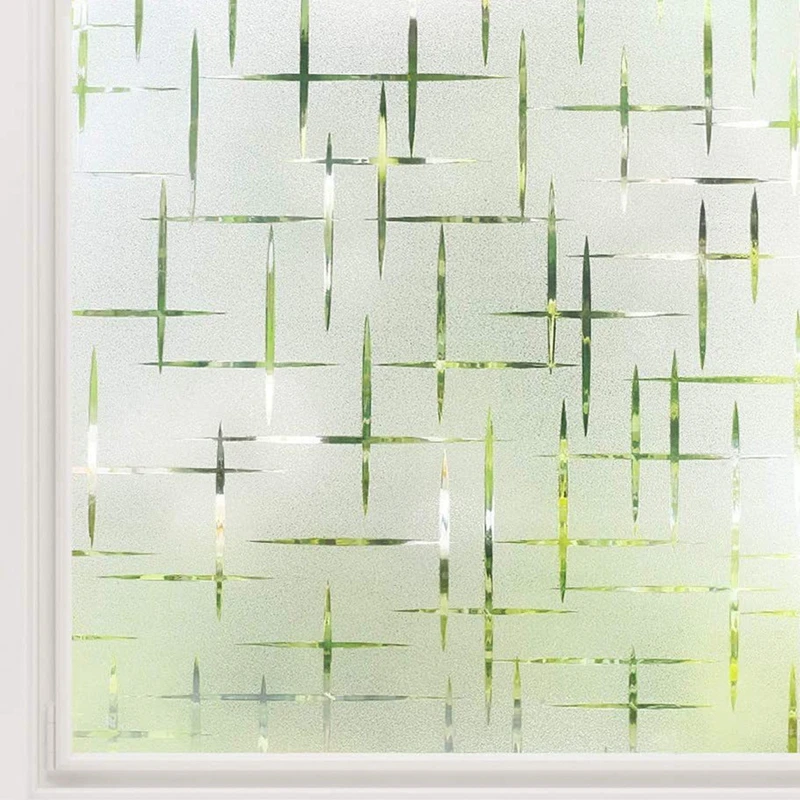 Frosted Static Cling Windows Film Decorative Privacy Glass Film Opaque ...