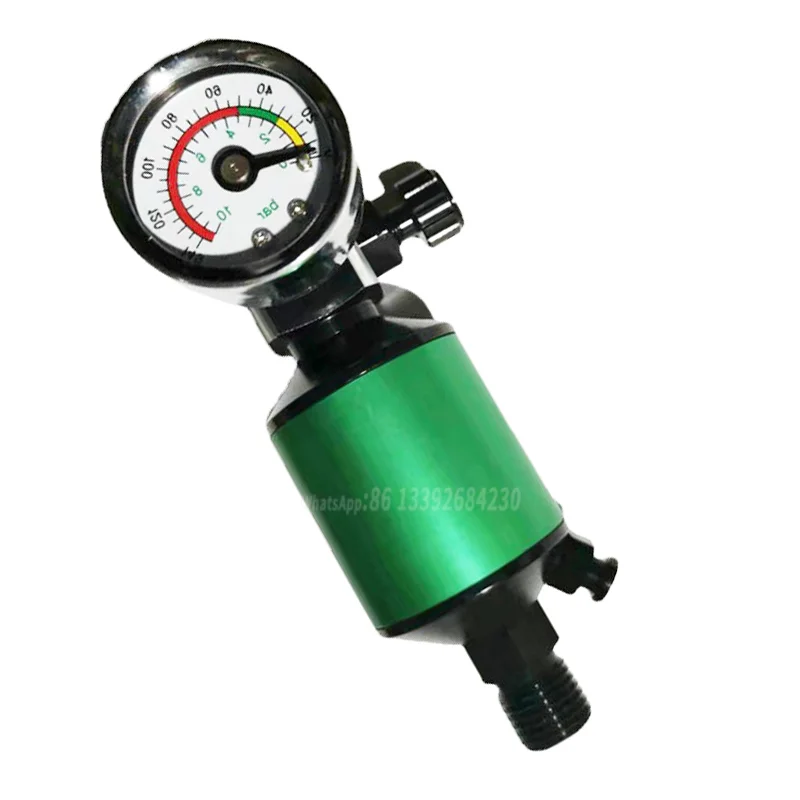 Aluminum-Body-Air-Filter-1-4NPT-Taper-Spray-Gun-Pressure-Regulator ...