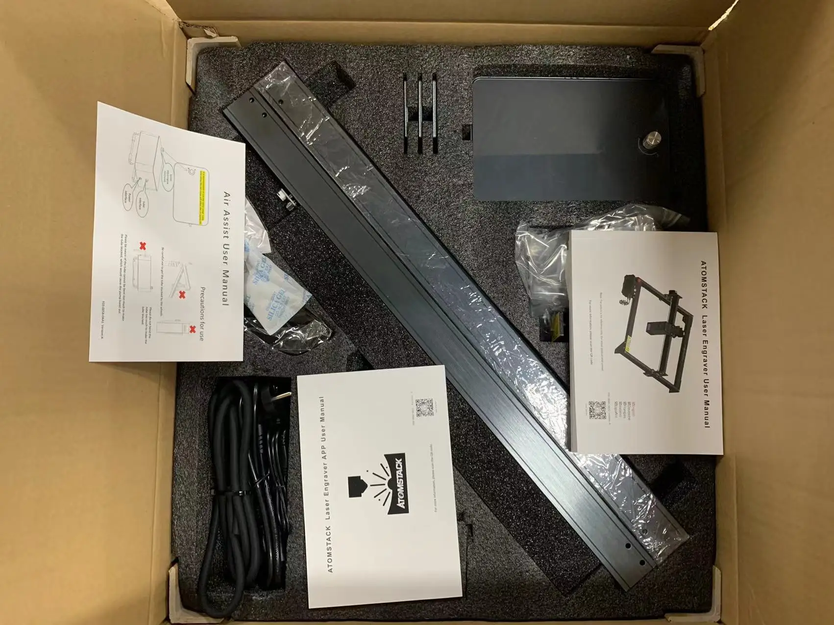 ATOMSTACK S40 X40 A40 MAX лазер Гравер-резак с комплектом воздушной ...