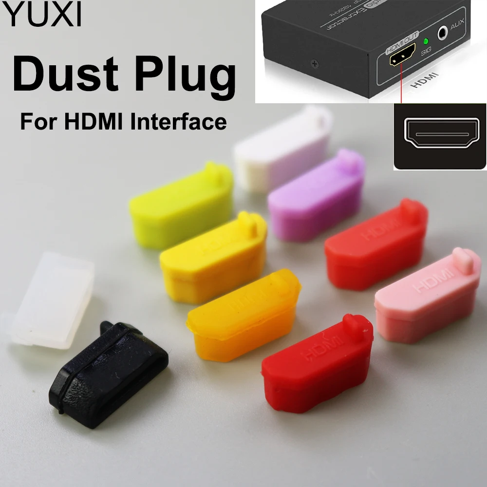 10PC-Soft-Silicone-Notebook-HDMI-Dust-Plug-Universal-Anti-dust-Cap ...
