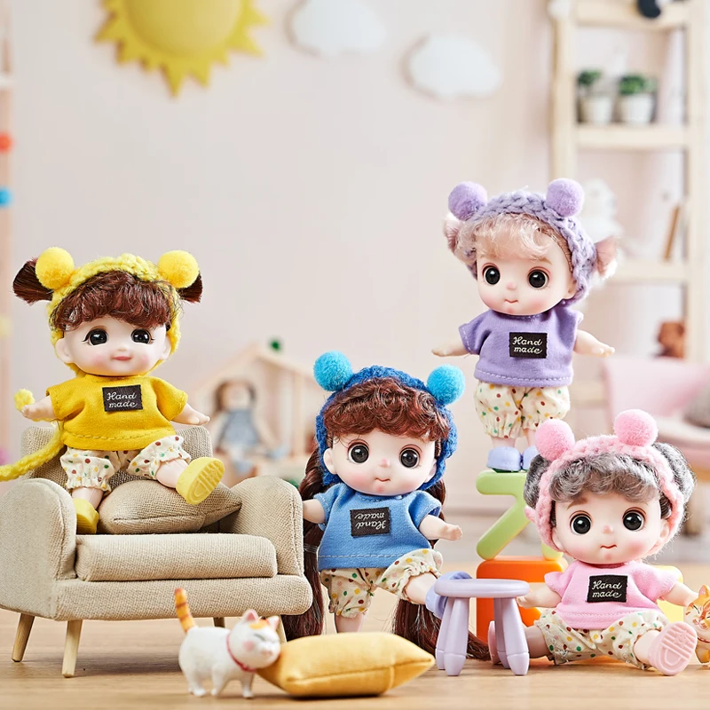 New-1-12-Fashion-Doll-12CM-Girl-Toys-Doll-Dress-Up-With-Cute-Clothes ...