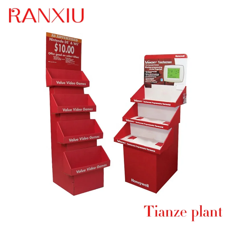 Custom3-4-Tier-Market-Paper-Display-Shelf-Carton-Display-Cardboard ...