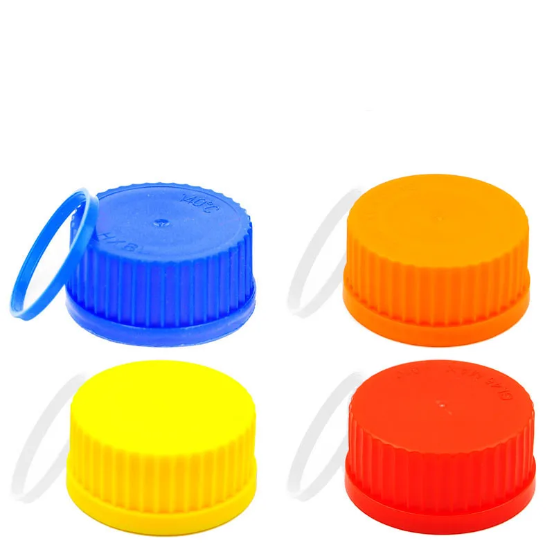 Gl45-Color-Reagent-Bottle-Cap-Red-Yellow-Blue-Mobile-Phase-Bottle-Cap ...