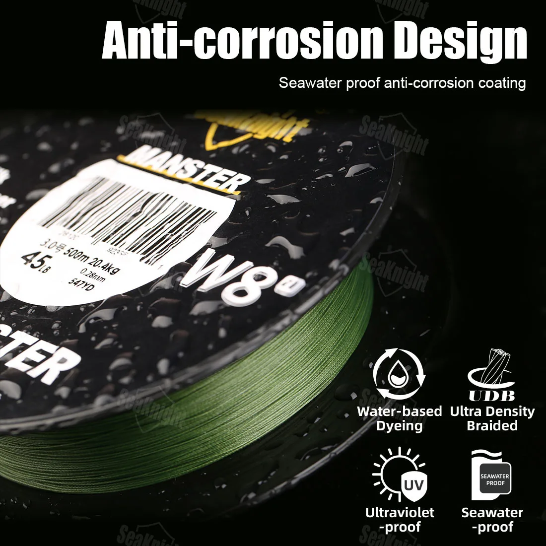 W8 II Series Braided Fishing Line - Easy Fishing Tackle