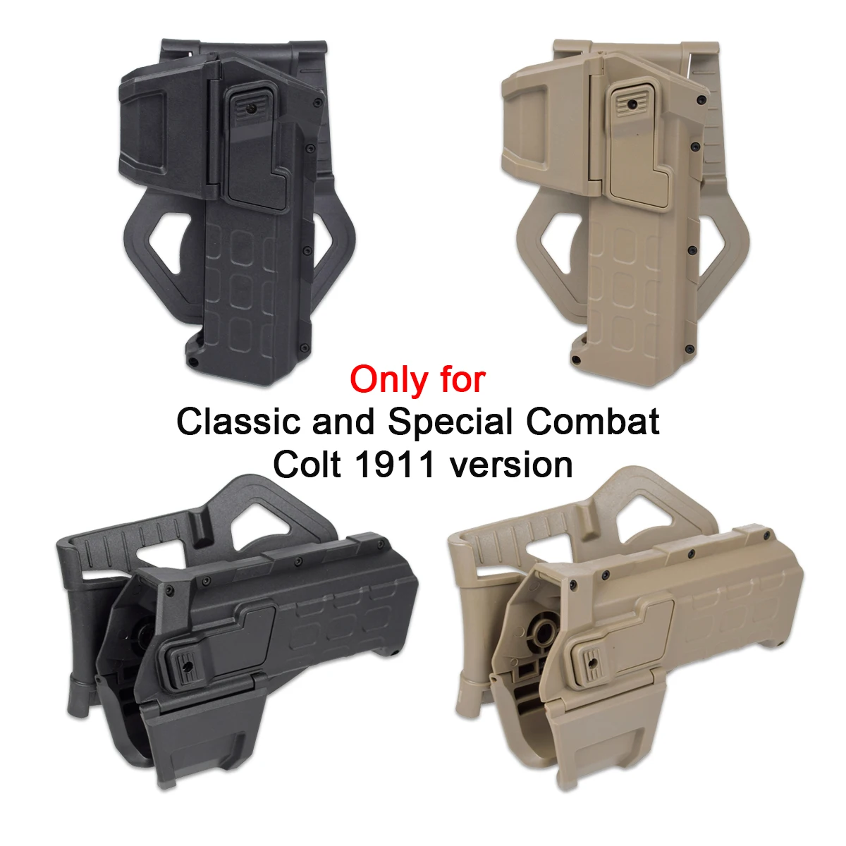 Tactical-Colt-1911-Gun-Holster-Right-Hand-Waist-Accessorie-Fit-Weapon ...