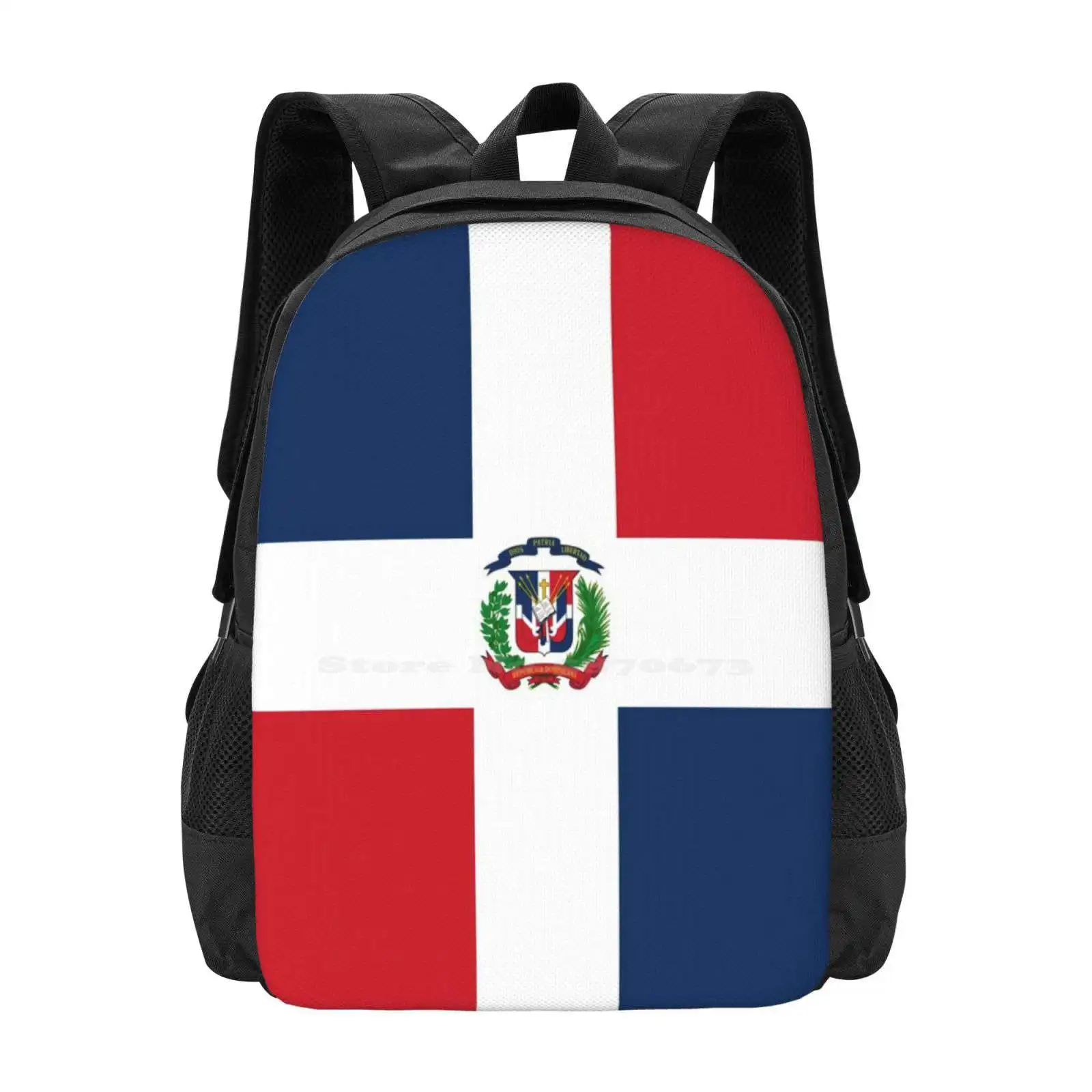 Flag-Of-The-Dominican-Republic-Pattern-Design-Laptop-Travel-School-Bags ...