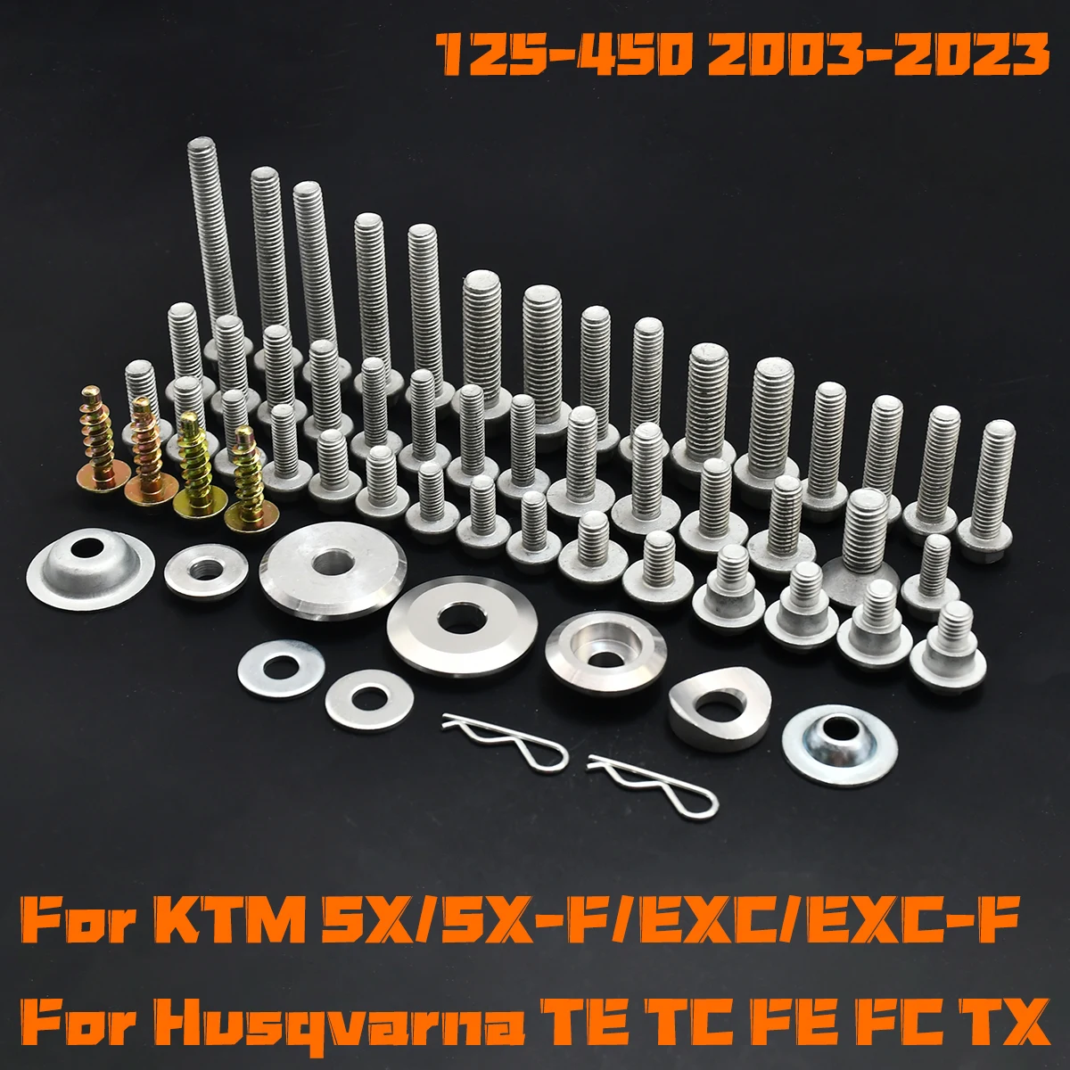 Hardware Bolt Full Plastics Fastener Kit For KTM SX SX-F EXC EXC-F 125 ...