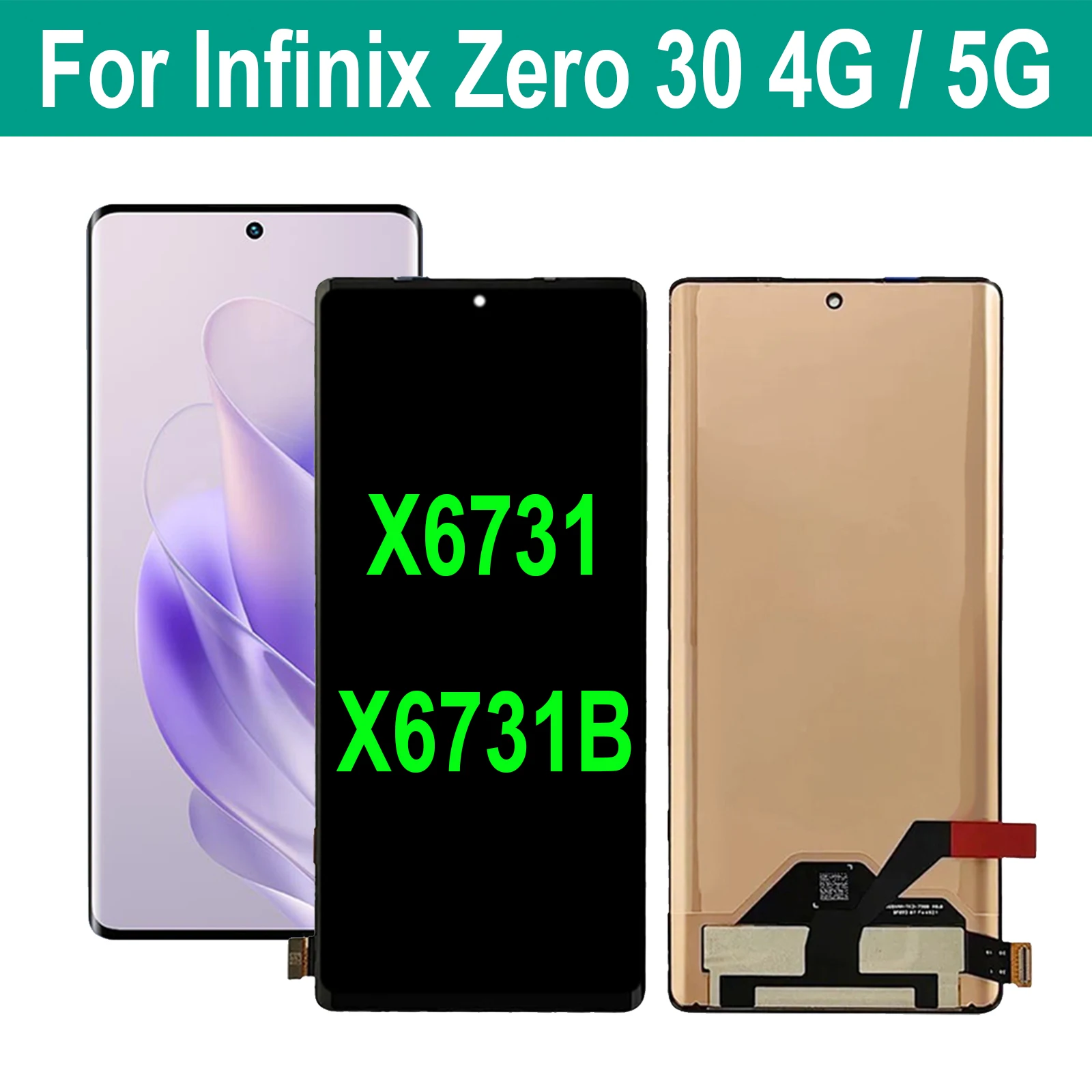 AMOLED-6-78-For-Infinix-Zero-30-4G-5G-LCD-Zero30-X6731-X6731B-Display ...