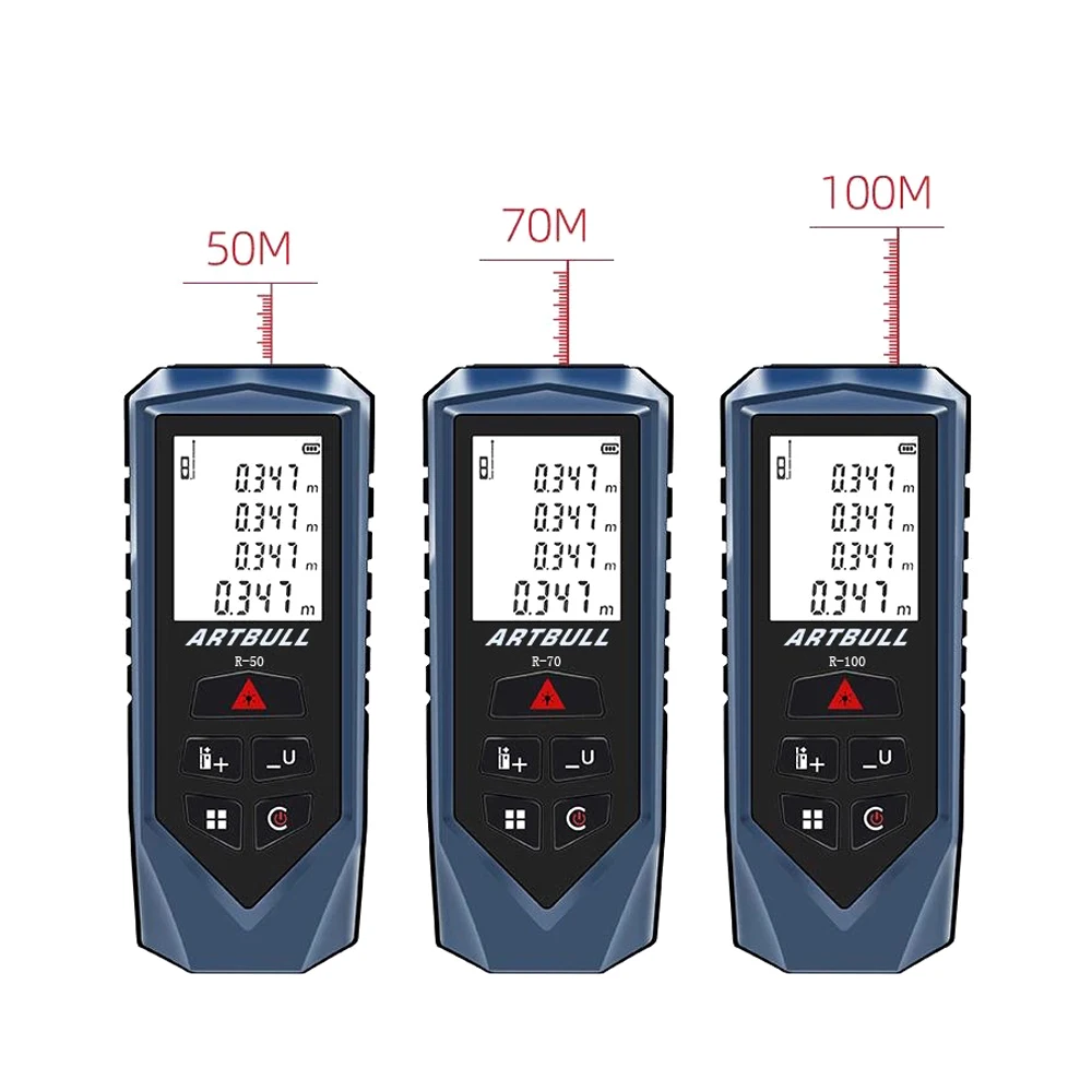 50M - Mètre à ruban Laser numérique, Télémètre Laser précis ...