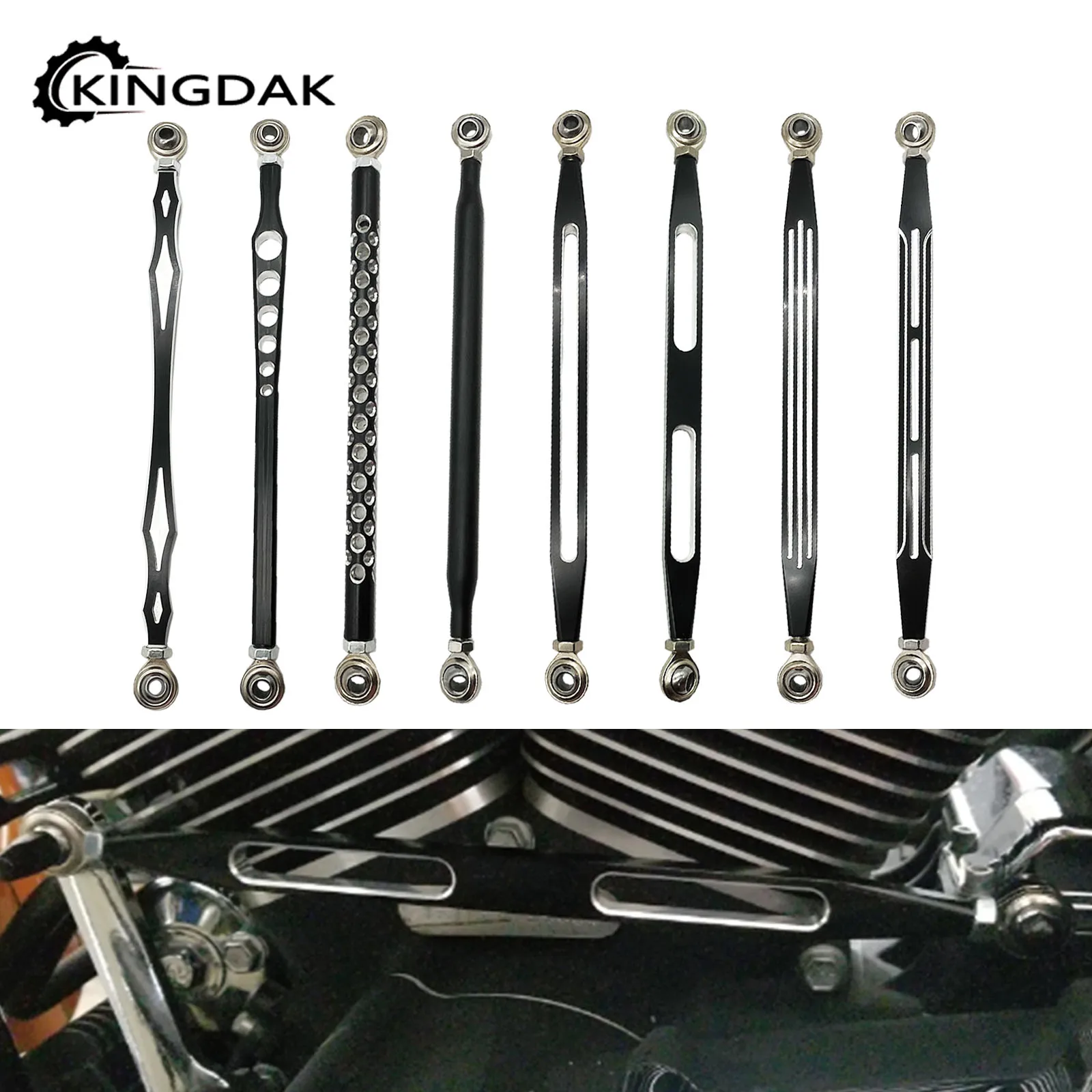 Motorcycles Shift Linkage Gear Shifter CNC 330mm Aluminum Fit For ...