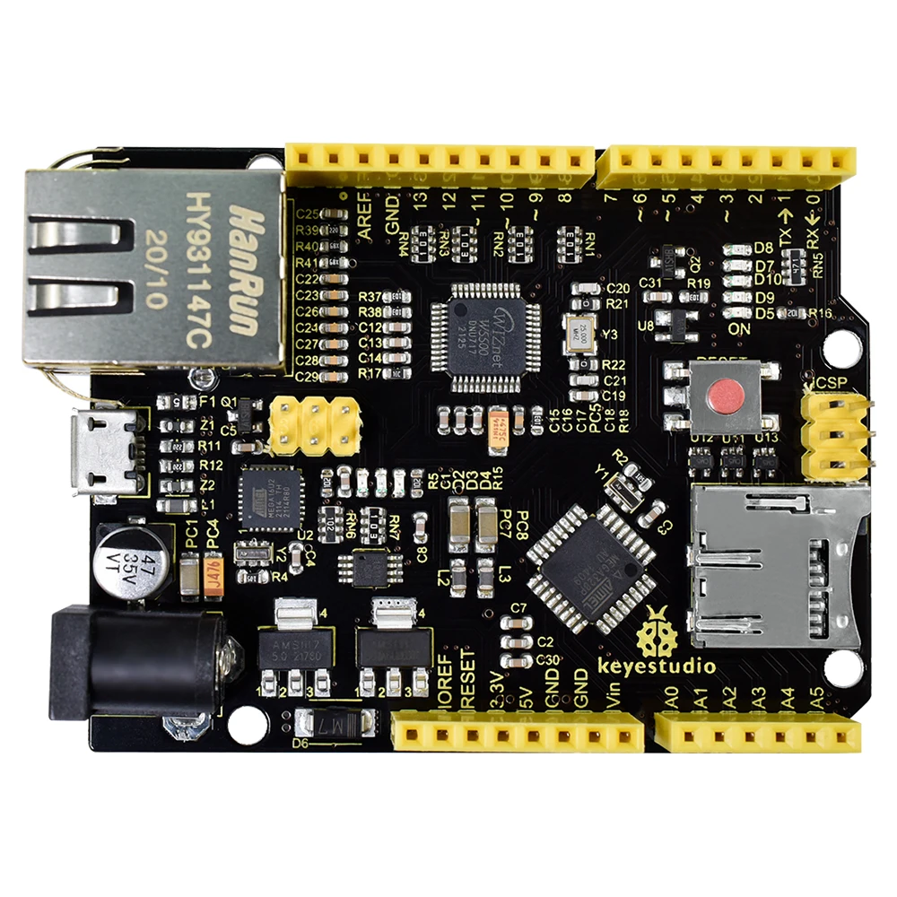 Keyestudio-W5500-ETHERNET-DEVELOPMENT-BOARD-DEVELOPMENT-SHIELD-For ...