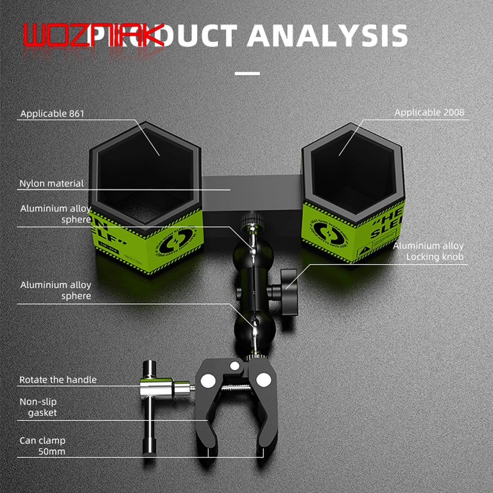 LUOWEI LW-304 Adjustable Heat Gun Rack Resting Seat For Soldering ...