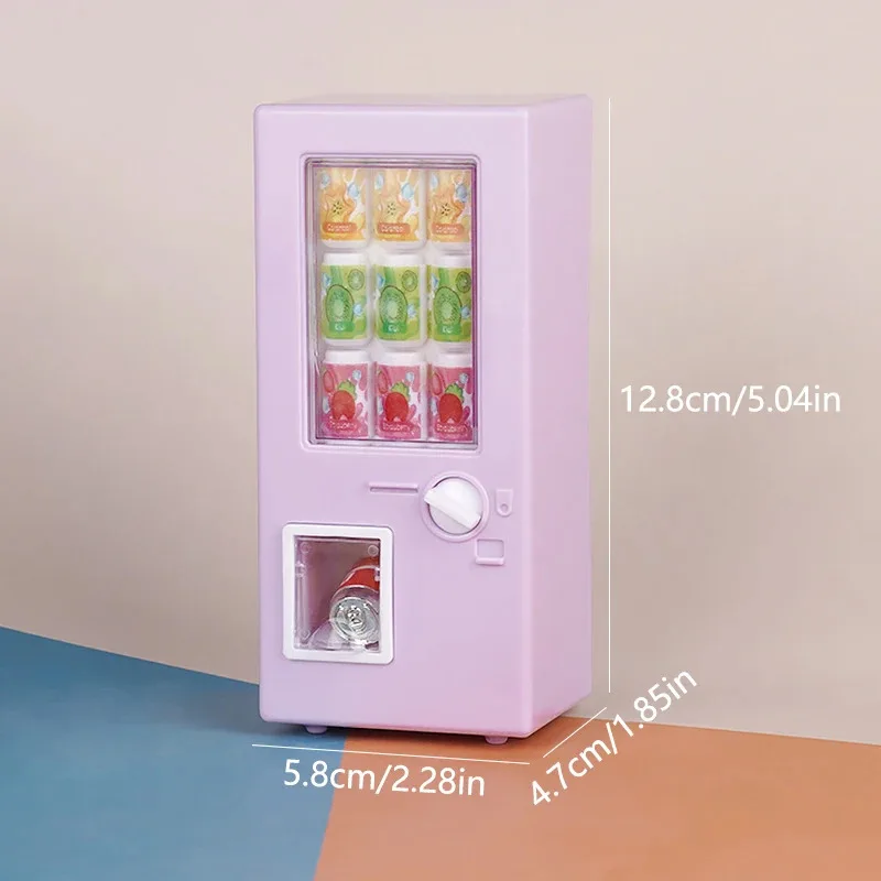 1Set-1-12-Vending-machine-Dollhouse-Miniature-Beverage-Machine-Drink ...