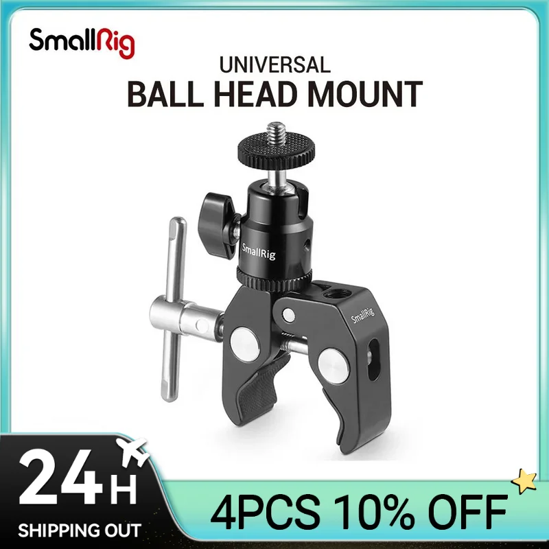SmallRig-DSLR-Camera-Super-Clamp-Holder-w-Ball-Head-Mount-Hot-Shoe ...