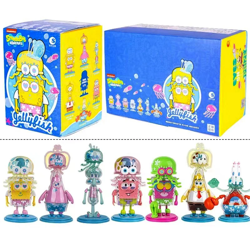 6pcs-SpongeBob-SquarePants-Assemble-Building-Blocks-Jellyfish-Jumping ...