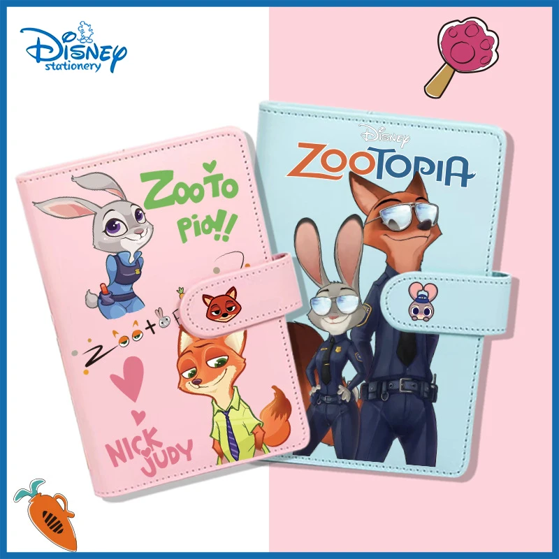 Disney-Zootopia-Judy-Hopps-Nick-Wilde-Student-Diary-Loose-Leaf-A6-Pu ...