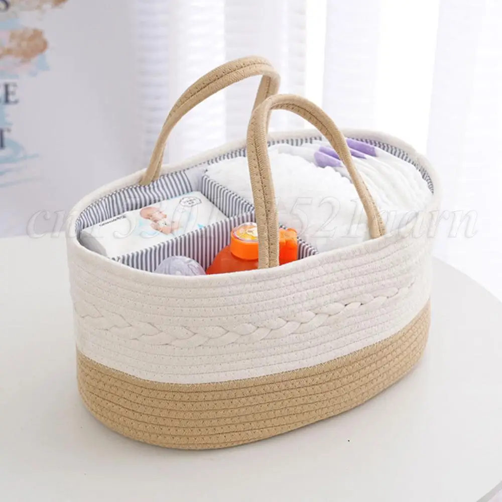 Multifunctional-Travel-Out-Portable-Mommy-Handbag-Cotton-Rope-Nursery ...