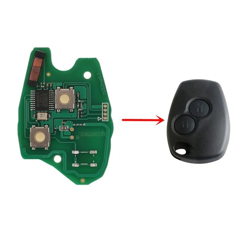 Hindley-Remote-Key-Circuit-Board-For-Renault-Duster-Modus-Clio-Twingo ...