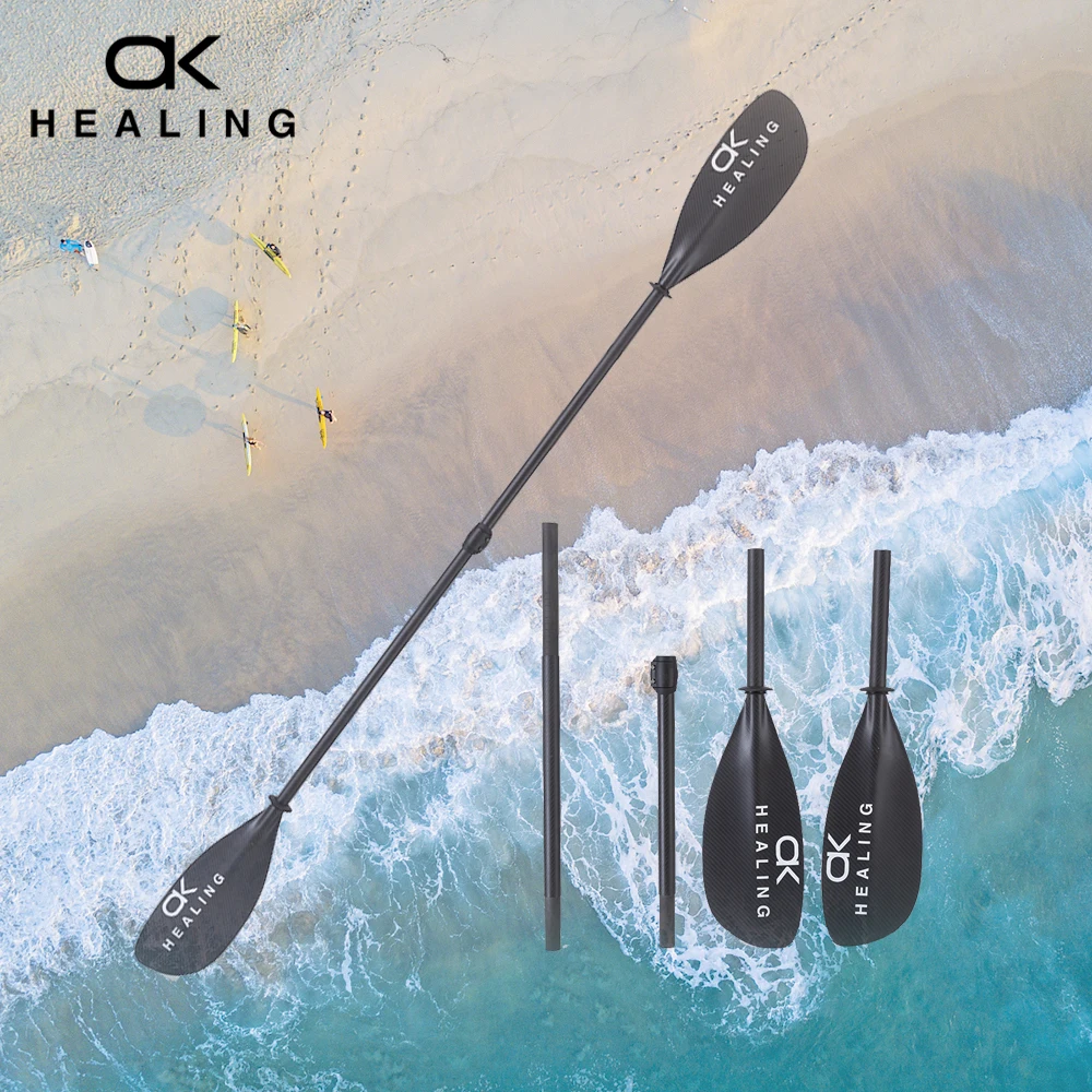 HEALING-2022-New-Carbon-Paddle-4-Stage-3K-Shaft-Double-Blade-Inflatable ...