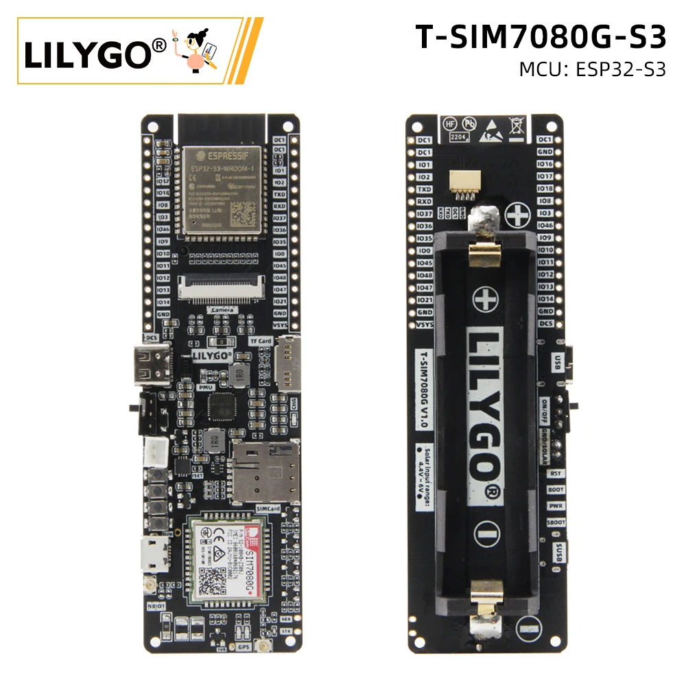 LILYGO® T SIM7080G S3 ESP32 S3 SIM7080 Development Board Supports Cat M NB Iot WIFI Bluetooth 5. ...