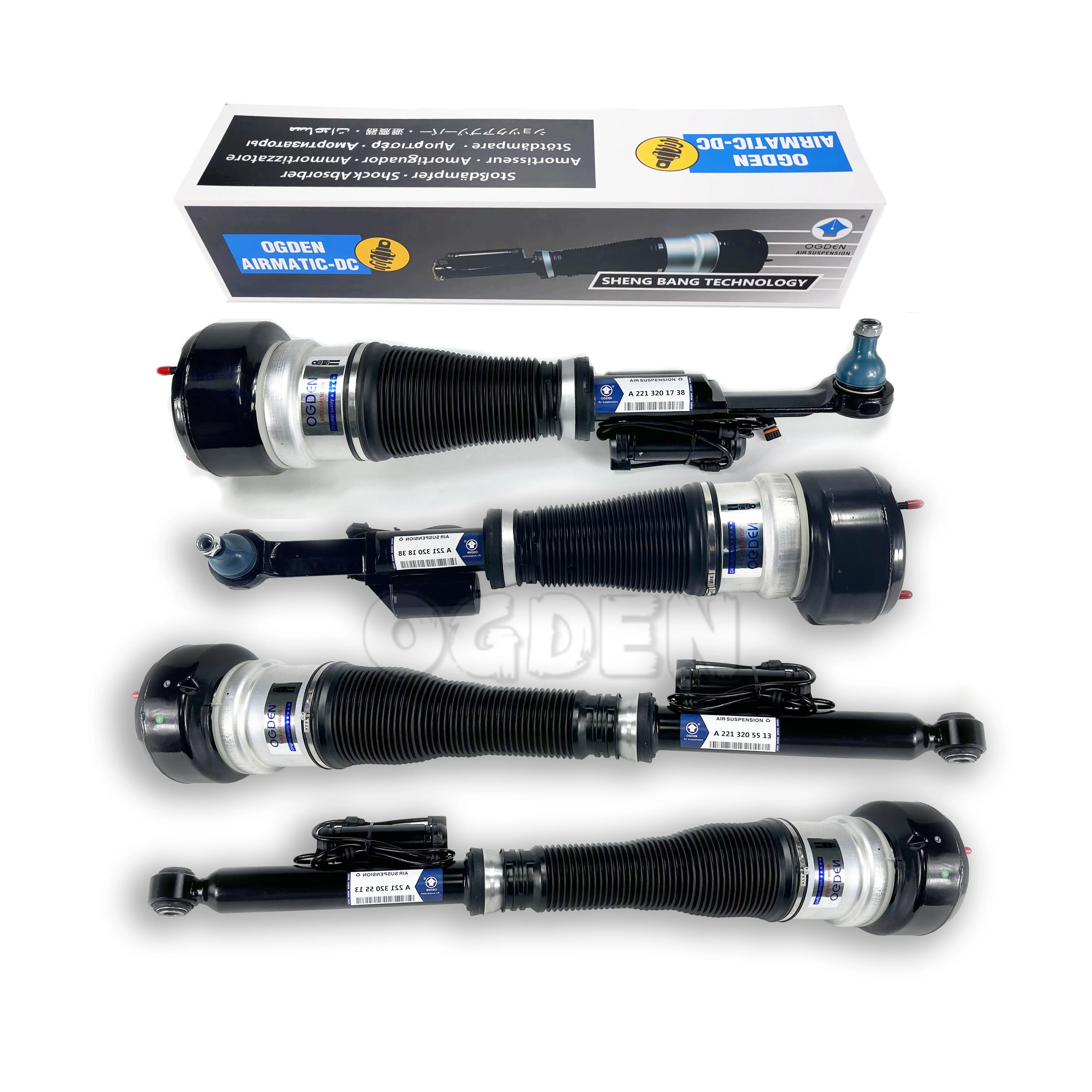 OGDEN-4PCS-Front-and-rear-air-suspension-shock-absorbers-for-the ...