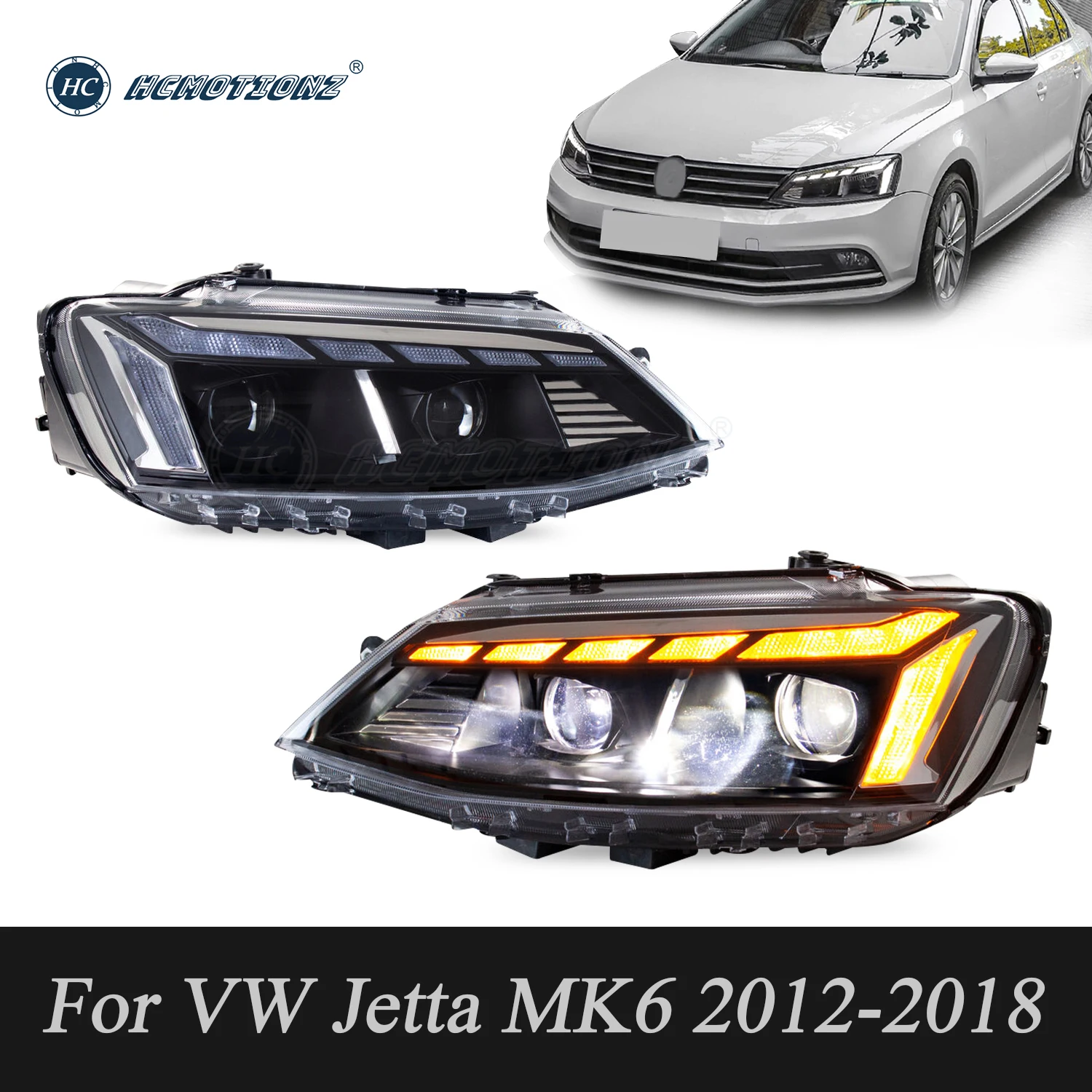 HCMOTIONZ-FULL-LED-Headlights-for-Volkswagen-Jetta-MK6-2012-2018-DRL ...