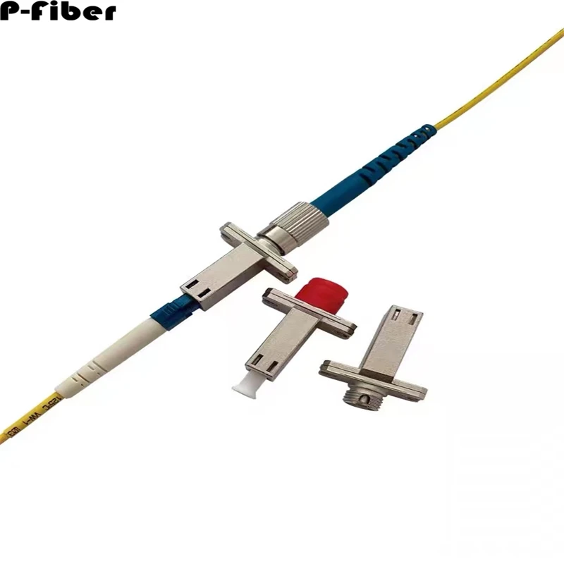 5pcs LC-FC optical fiber coupler flange adapter single multimode ...