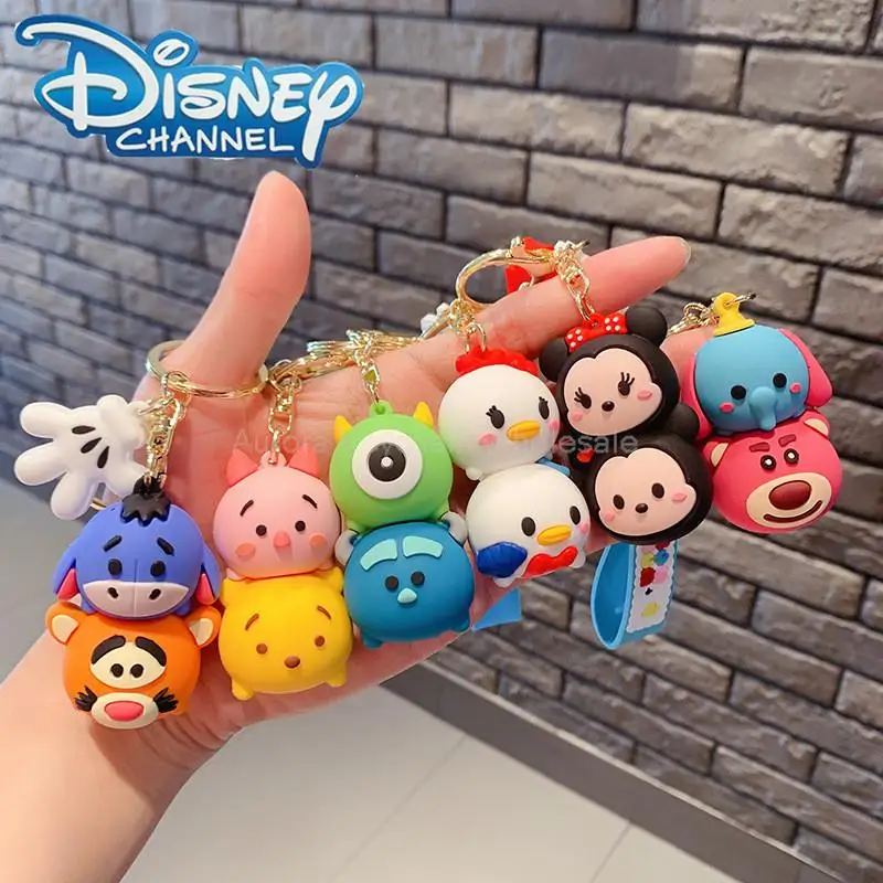 New-Anime-Cartoon-Disney-Keychain-Mickey-Mouse-Minnie-Figure-Keychains ...