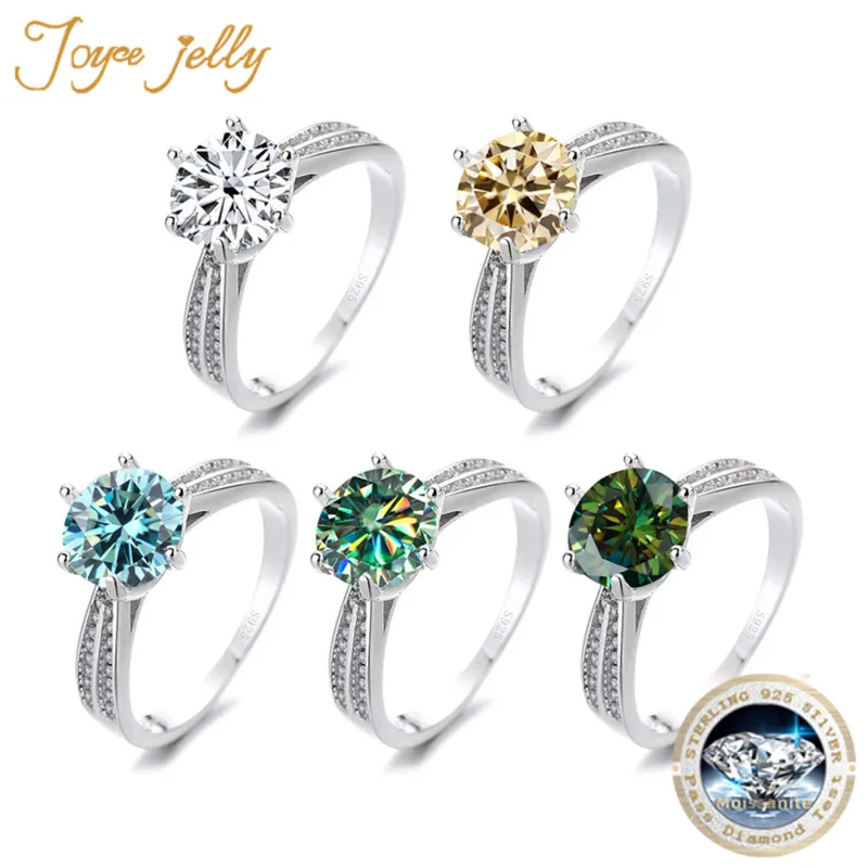 JoyceJelly-S925-Sterling-Silver-Ring-with-Real-0-5-2ct-Moissanite-Lab-Diamond-Fine-Jewelry ...