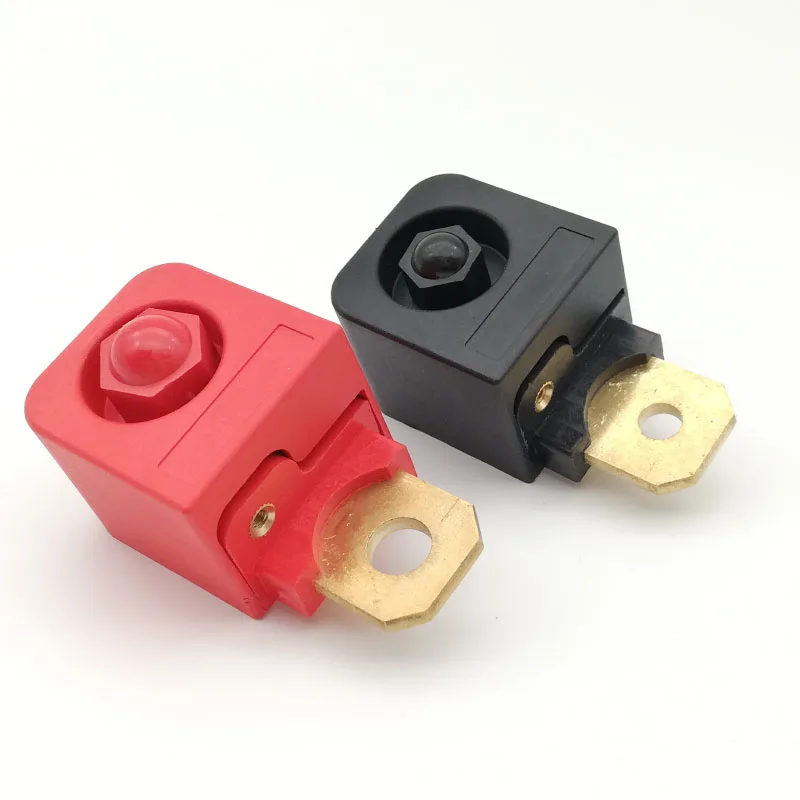 2pcs-M6-High-current-Power-Terminals-300A-Square-Terminals-Red-Black ...