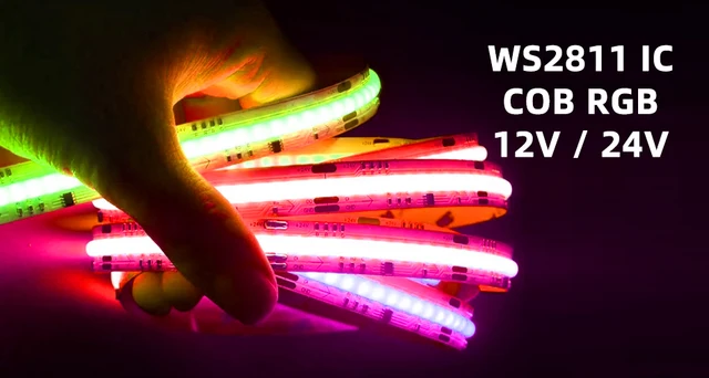 Luces Led De Colores Cinta Led 12V 5050 Ip65 Luz Rgb Rollo*5m