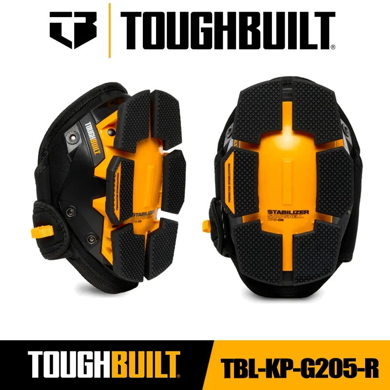 TOUGHBUILT TBL-KP-G205-R Balanced and Stable Silicone Knee Protector ...
