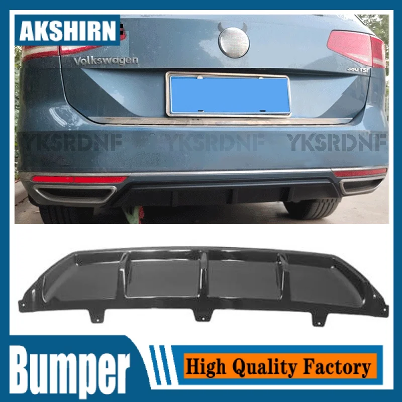 Car-Styling-ABS-Paint-Rear-Bumper-Lip-Spoiler-Trunk-Diffuser-Cover-For ...