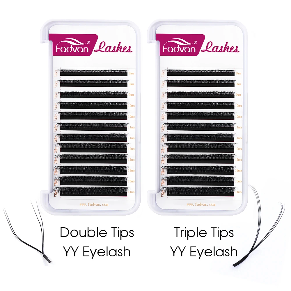 Fadvan-3D-YY-Shaped-Lashes-Extension-3-Split-Tips-Eyelash-Soft-BASF ...