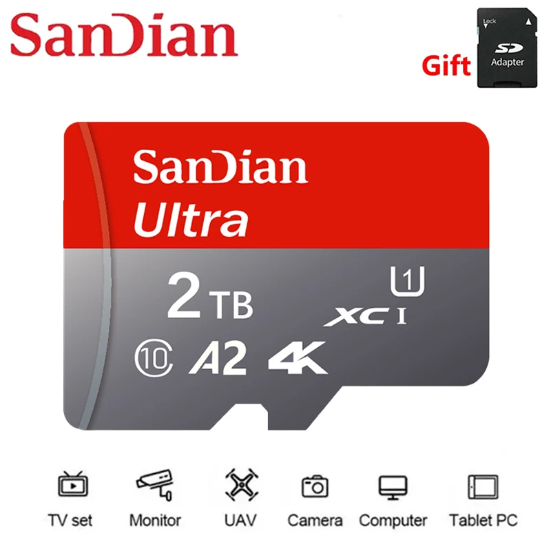 NEW-100-Original-Class-10-A2-Memory-Card-256GB-128GB-64GB-V30-U3-32GB ...