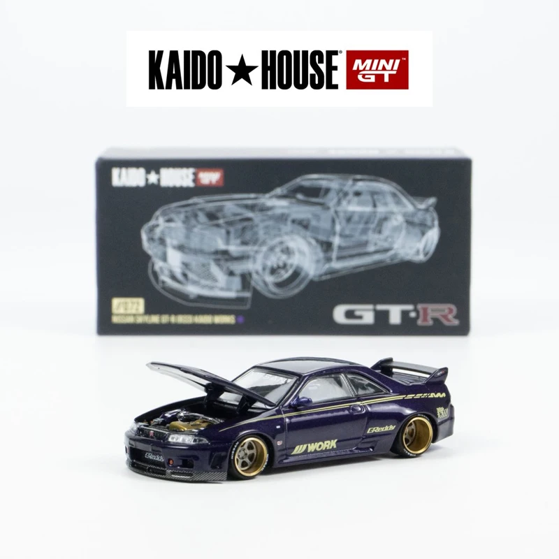 Kaido-House-1-64-MINIGT-Skyline-GTR-R33-Purple-Kaido-Works-V1-KHMG ...