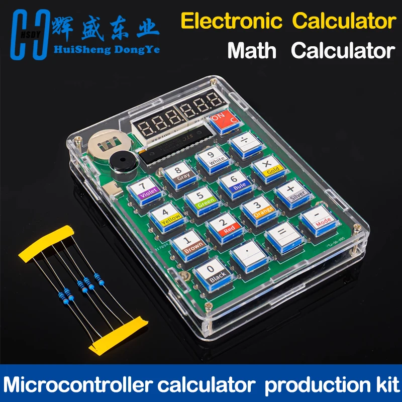 Diy-Digital-Tube-Display-Calculator-Electronic-Kit-Kit-Soldering ...