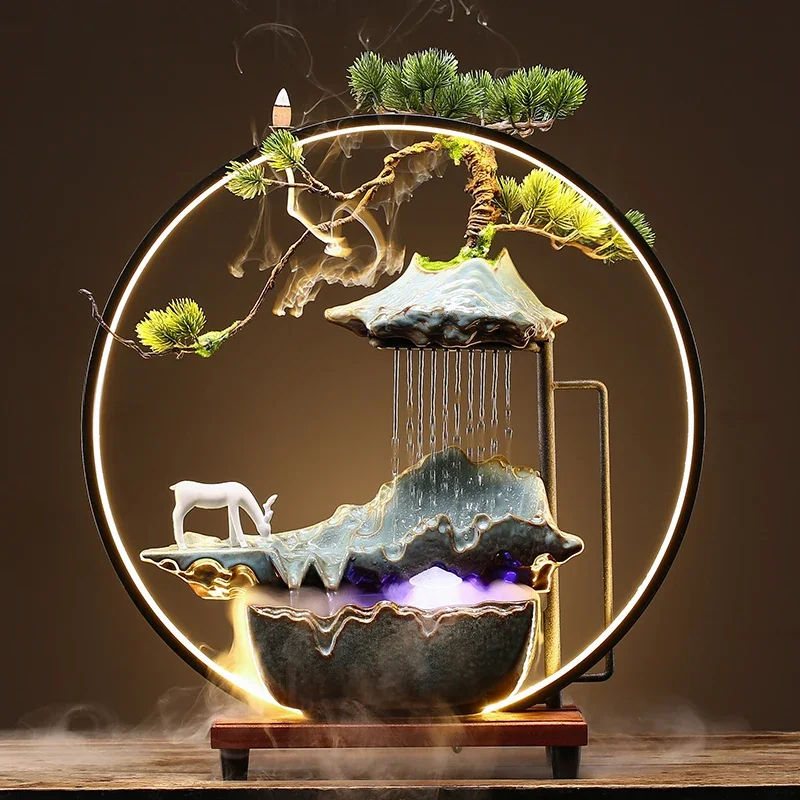 Creative-Feng-Shui-Fortune-Flowing-Water-Ornaments-Living-Room-Entrance ...