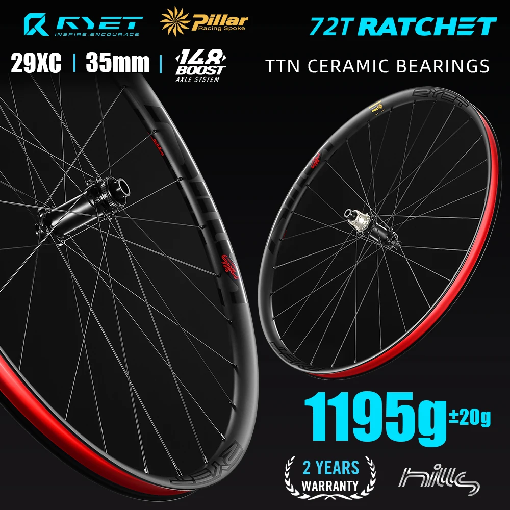 Ryet-superlight-29-rodas-mtb-de-carbono-1195g-cer-mica-tubless-clincher ...