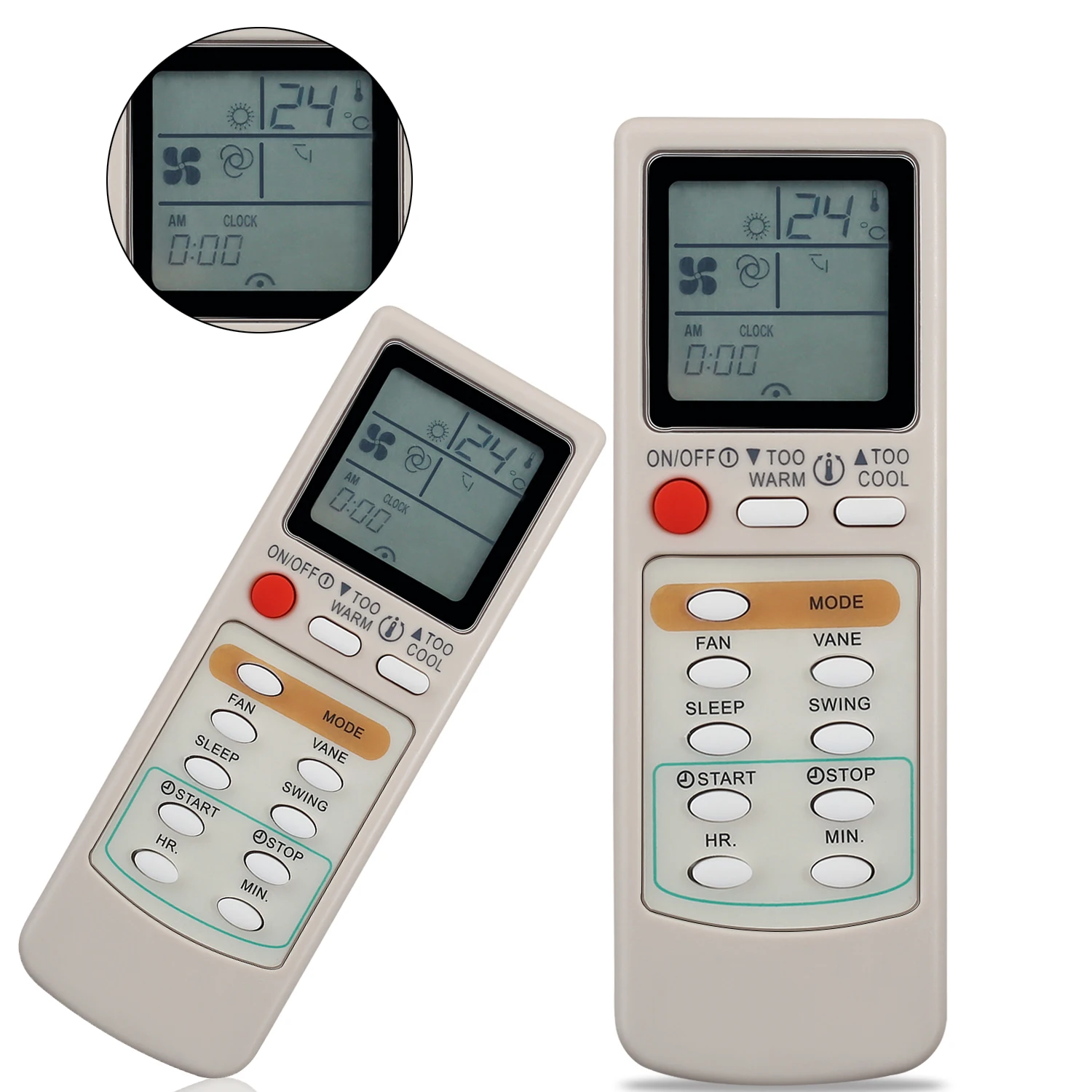 A-C-Remote-Control-Use-for-YUETU-HUALING-TCLHYPFCR-3-HYPFCR-4A-HYPFCR-5 ...